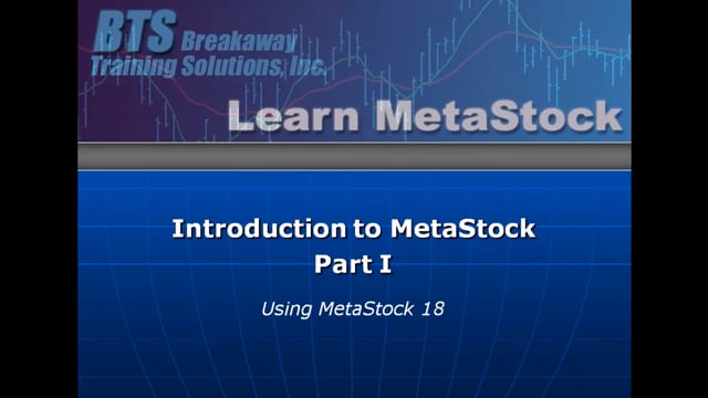 Video Library – Learn MetaStock