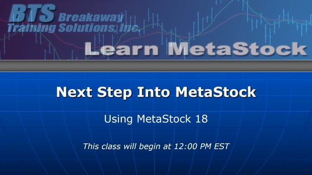 Video Library – Learn MetaStock
